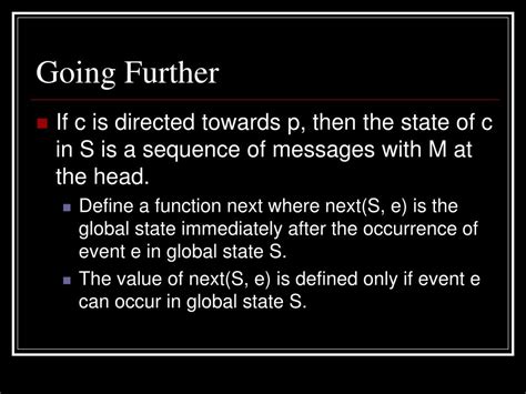 Ppt Distributed Snapshots Determining Global States Of Distributed