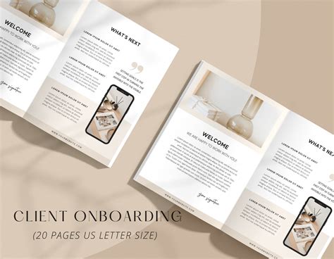 Client Welcome Packet Template New Client Service Guide Etsy