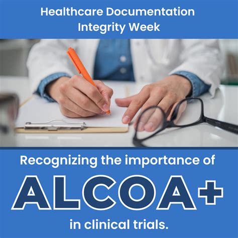Alcoas Principles And Healthcare Documentation Integrity Week