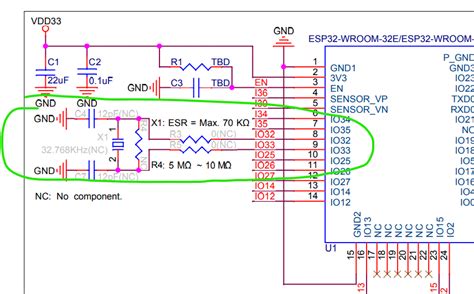 Do I Need A 32768 Oscillator For My Esp32 Wroom 32e Resp32