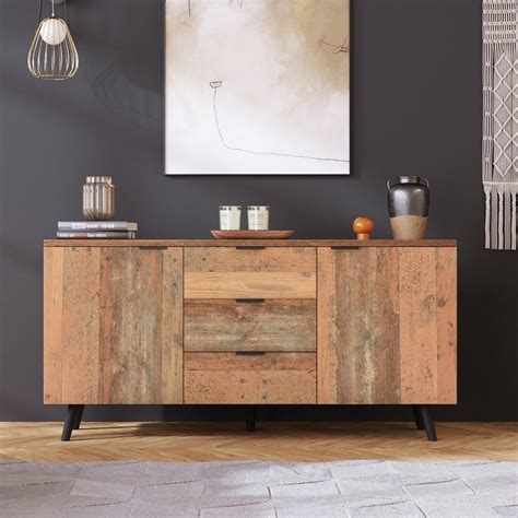 Odikalo Sideboard Tv Schrank Verstellbar Regalen Kommode Standschrank