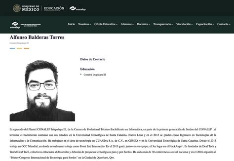 Alfonso Balderas Torres En Linkedin Muchas Gracias Conalep Les
