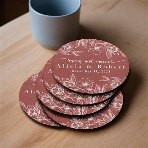 Wedding Coaster Wedding Favors Wedding Favors For Guests In Bulk