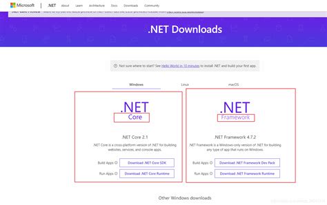 下载net Core 并安装netcore官网下载 Csdn博客