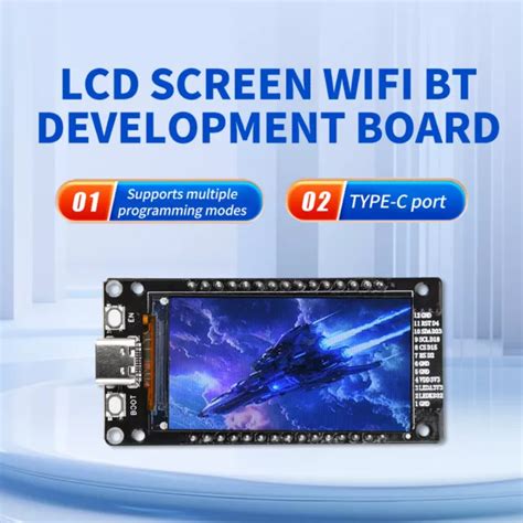 Esp32 Lcd Wifi Bluetooth Development Board Esp32 Wro 32 Module Type C