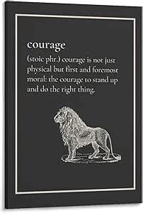 Stoicism Courage Justice Wisdom Stoic Virtue Poster