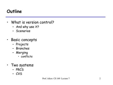 Ppt Version Control Powerpoint Presentation Free Download Id4738351