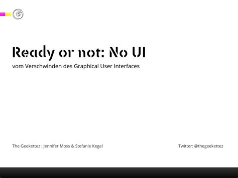 Pdf Ready Or Not No Ui Vom Verschwinden Des Graphical User