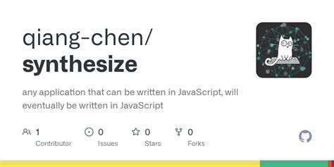 Github Qiang Chen Synthesize Any Application That Can Be Written In