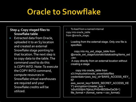 An Overview Of Snowflake Ppt
