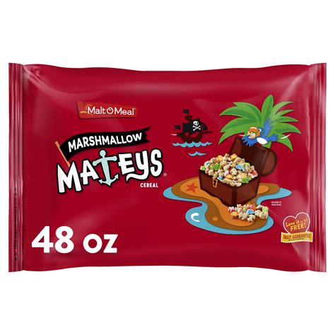 Malt O Meal Marshmallow Mateys Breakfast Cereal Resealable Cereal Bag