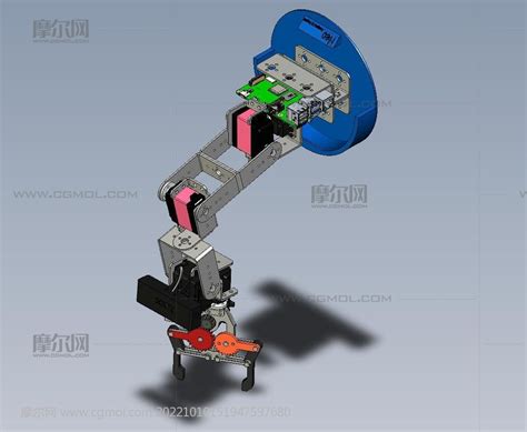 机械臂内部结构3d数模机械工具模型下载 摩尔网cgmol