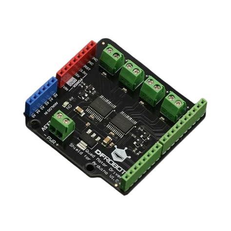 Quad Dc Motor Driver Shield Für Arduino Bastelgarage Elektronik