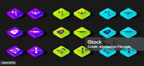 뱀파이어 교차 뼈 유령 칼 비행 박쥐와 나무 도끼 아이콘을 설정합니다 벡터 3차원 형태에 대한 스톡 벡터 아트 및 기타 이미지 3차원 형태 가공의 인물 개 Istock