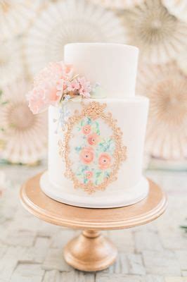 Weddingchicks Hand Painted Wedding Cake Painted Wedding Cake Hand