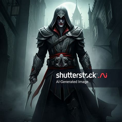 Vampire Features Sith Lord Attire Assassins Ai Generated Image