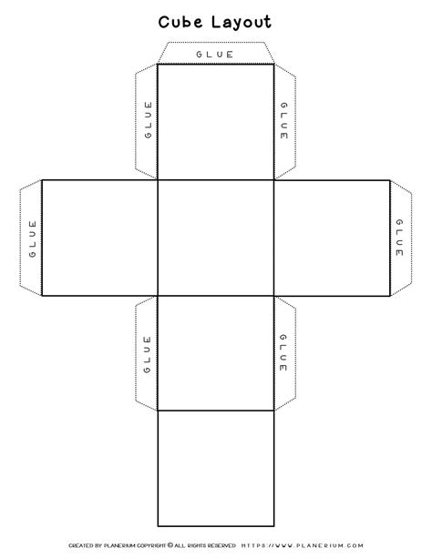 Cube Template No Glue