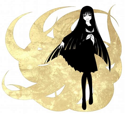 аниме девушка Hagoromo Kitsune из аниме Nurarihyon No Mago аниме