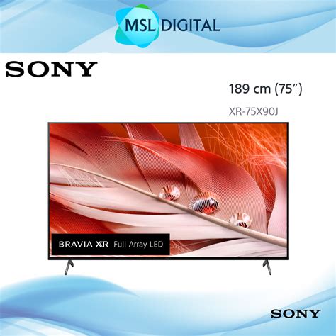 Sony Bravia 75 Xr X90j Full Array Led 4k Ultra Hd High Dynamic