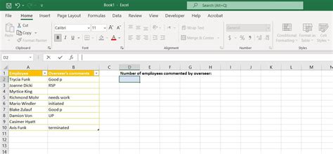 How To Count Non Blank Cells In A Column In Excel Vba Printable