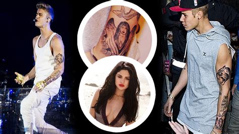 Justin Bieber Tattoo Of Selena