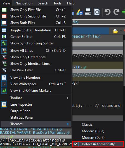 prestosoft blog examdiff pro 12 0 improved dark theme and other