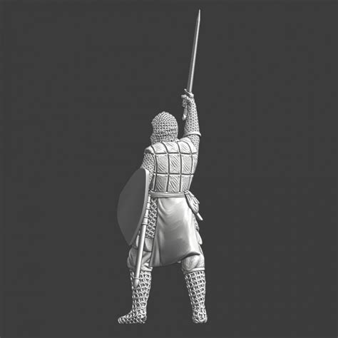 3d Printable Medieval Crusader Deus Vult By Northern Crusades Miniatures