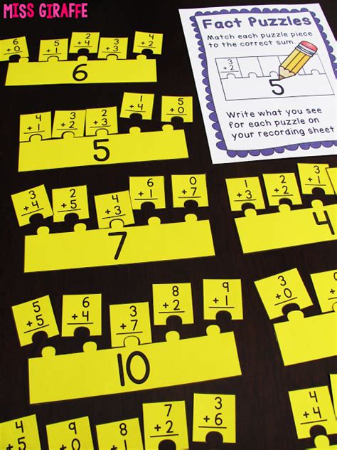 Fact Fluency In First Grade Artofit