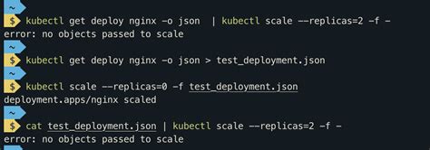 Kubectl Scale Doesnt Work With Piped File Input · Issue 1183