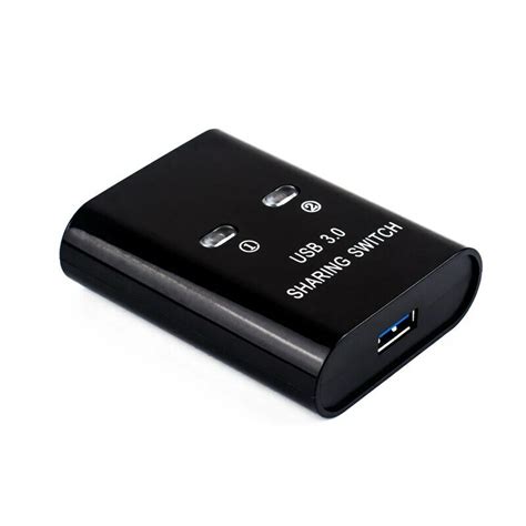 Usb30 Kvm 스위치 프린터 선택기 Usb30 인터페이스 장치를 사용하여 2 인 1 출력 수동 버튼 변환기 2 대의