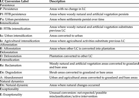 Labels And Descriptions For Conversion Patterns And Trajectories Main