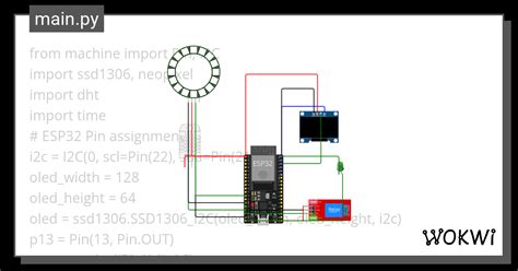 Esp32 Micropython Ssd1306 Wokwi Esp32 Stm32 Arduino Simulator
