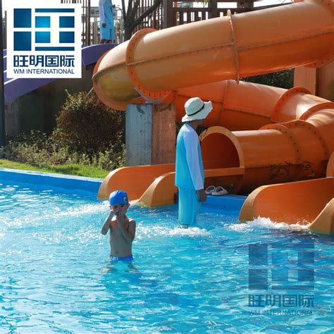 Commercial Fiberglass Water Park Equipment Swimming Water Pool Slides