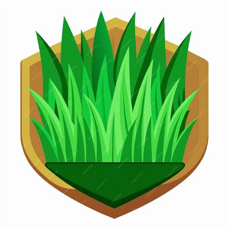 Grass Clip Art Vector Illustration Design Premium Ai Generated Vector