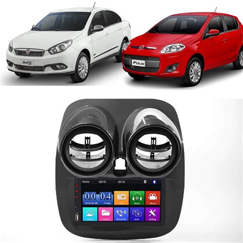 Kit Central Multimidia Mp5 Grand Siena 2013 2014 2015 2016 2017 2018 2019 2020 2021 7 Polegadas