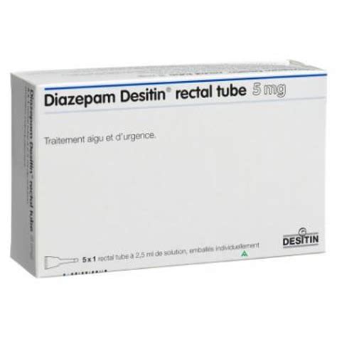 Diazepam Rectal Tubes Pom