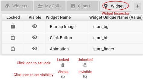 Widget Inspector Ade Reference Manual