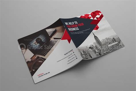 First Class Square Brochure Template Graphic Templates
