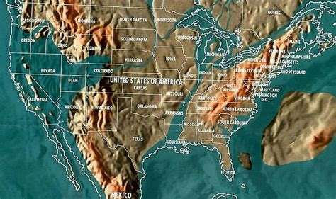 Future Map Of The United States By Gordon Michael Scallion Published By Forbes World Map