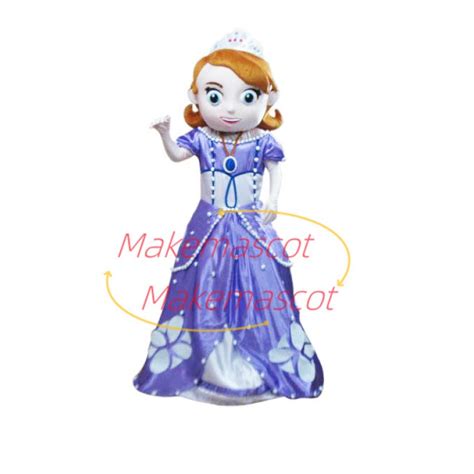 Elegant Sofia The First Mascot Costume