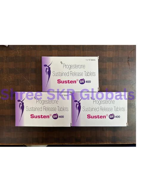 Progesterone Tablets 400 Susten At ₹ 684box Progesterone Sustained