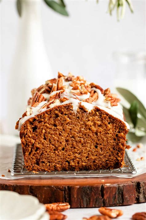 Pumpkin Bread With Cream Cheese Frosting Rich And Delish