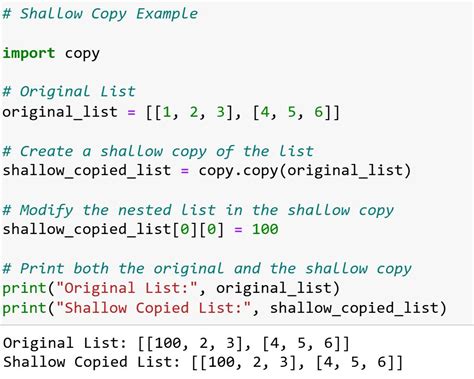 Siva Vishnu On Linkedin 𝐃𝐞𝐞𝐩 𝐂𝐨𝐩𝐲 𝐯𝐬 𝐒𝐡𝐚𝐥𝐥𝐨𝐰 𝐂𝐨𝐩𝐲 𝐢𝐧 𝐏𝐲𝐭𝐡𝐨𝐧 🥰