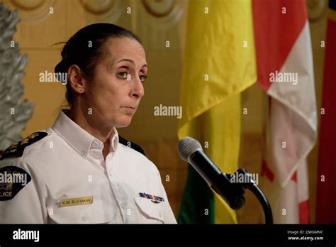 Regina Canada Sept 5 2022 Assistant Commissioner Rhonda Blackmore