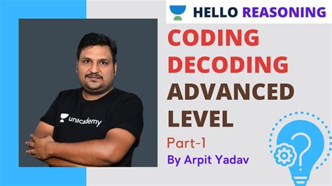 Coding Decoding Advanced Level Part 1 Reasoning Arpit Yadav