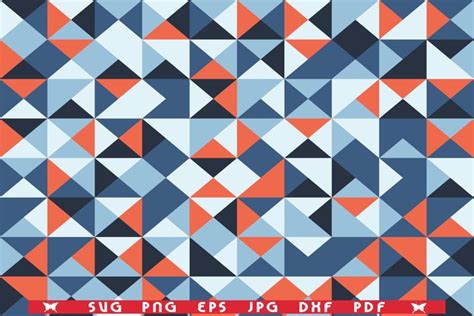Svg Polygonal Seamless Mosaic Pattern