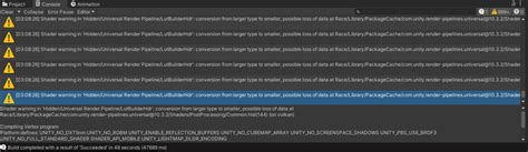 A Lot Of Warnings Unity Engine Unity Discussions