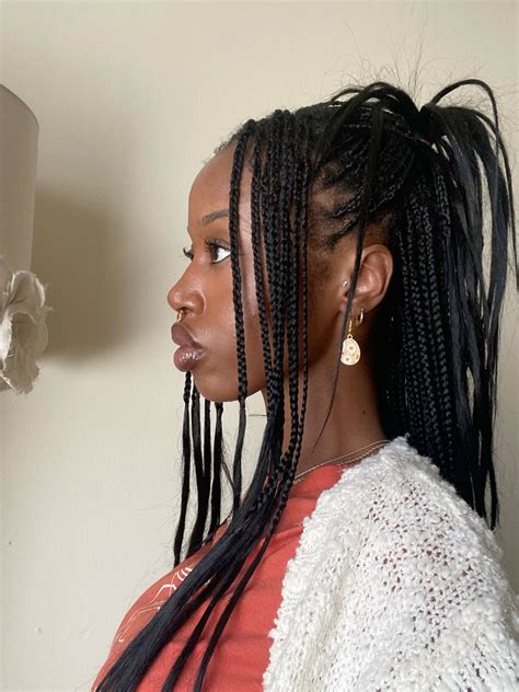 Half Up Half Down Braids Braids With Ends Out Half Braided Box