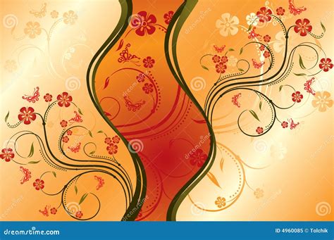 Decorative Background Vector Stock Vector Illustration Of Spring