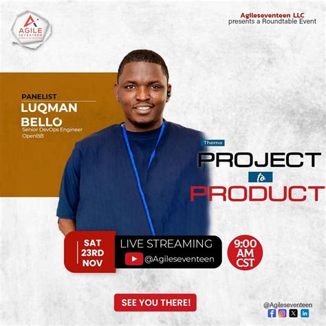 Agileseventeen Llc On Linkedin Meet Luqman Bello Senior Devops